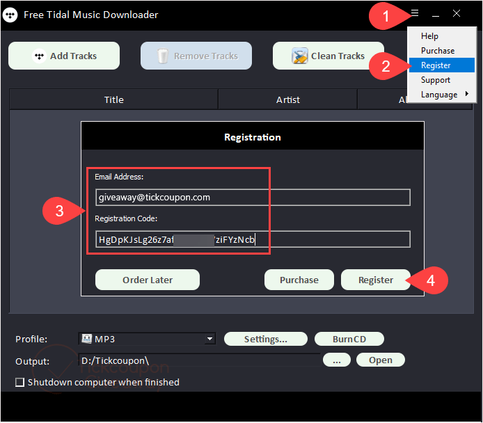 Giveaway: Tidal Music Downloader License Key Free 2025